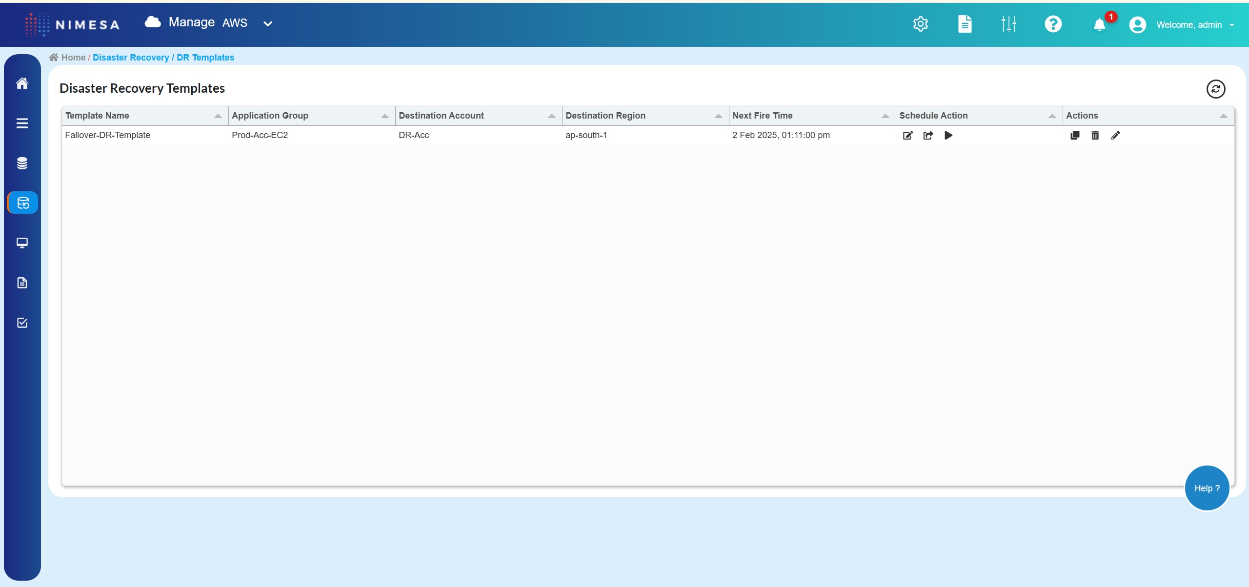 Nimesa - Cloud Application Resiliency Platform